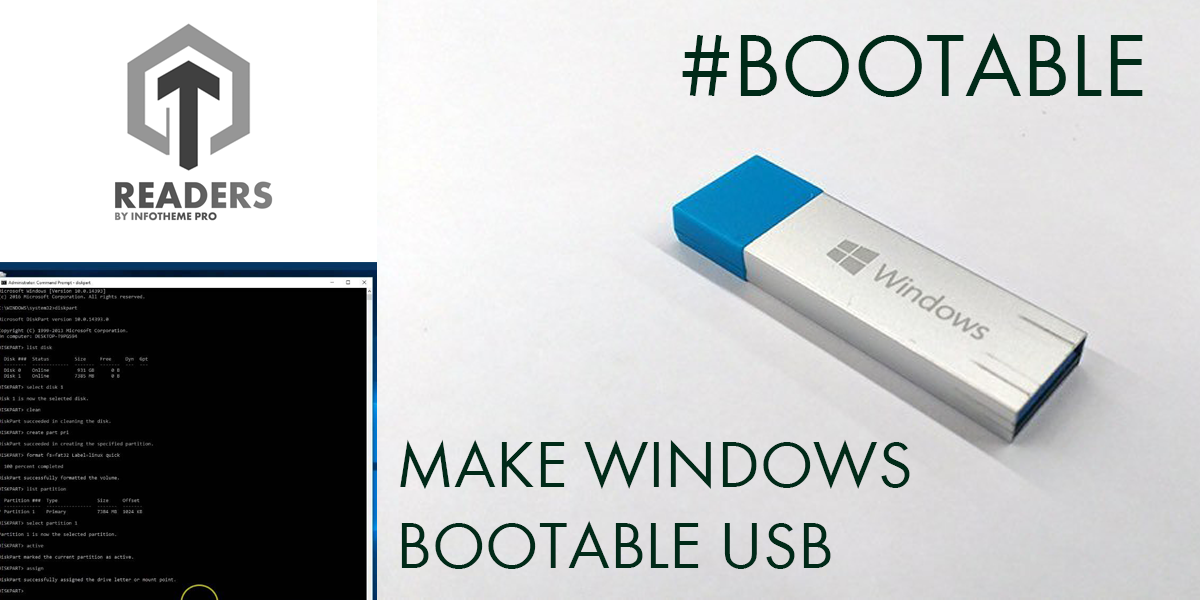 Top 3 Ways to Make Windows Bootable USB Drive in 3 Minutes - Readers By ...